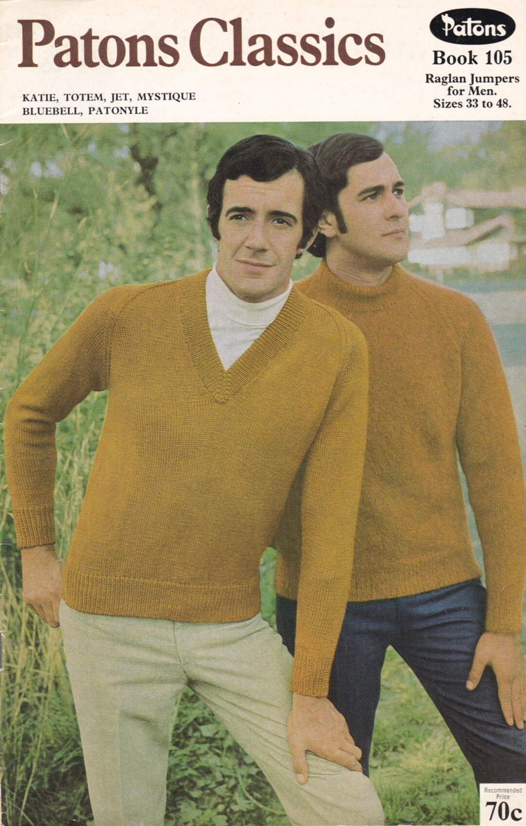 On Sale - Paton's Classic Series Knitting Pattern No 105 Pullovers ...