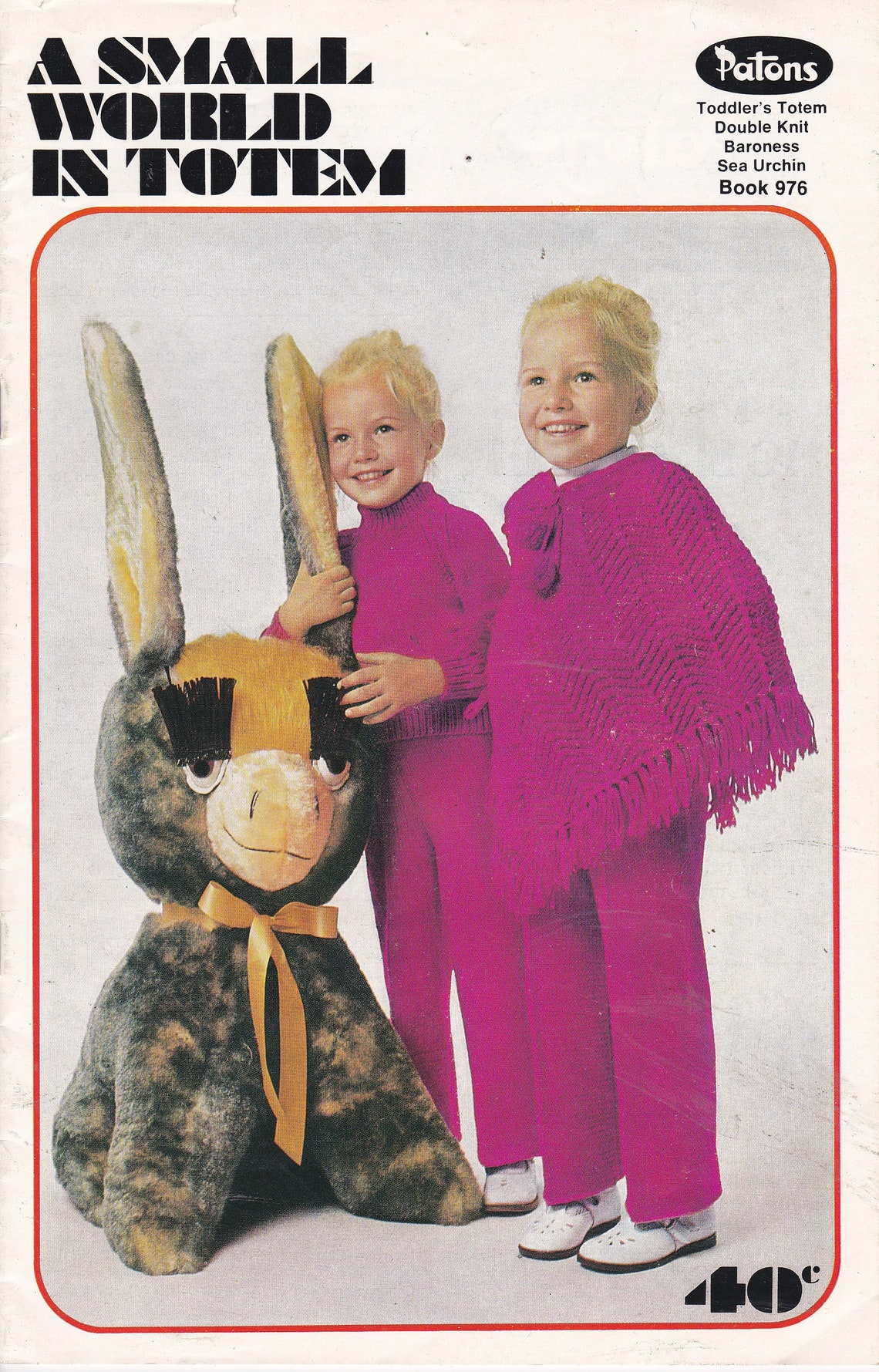 Patons Knitting Pattern No 976 in Totem A Small World in Totem Toddlers ...