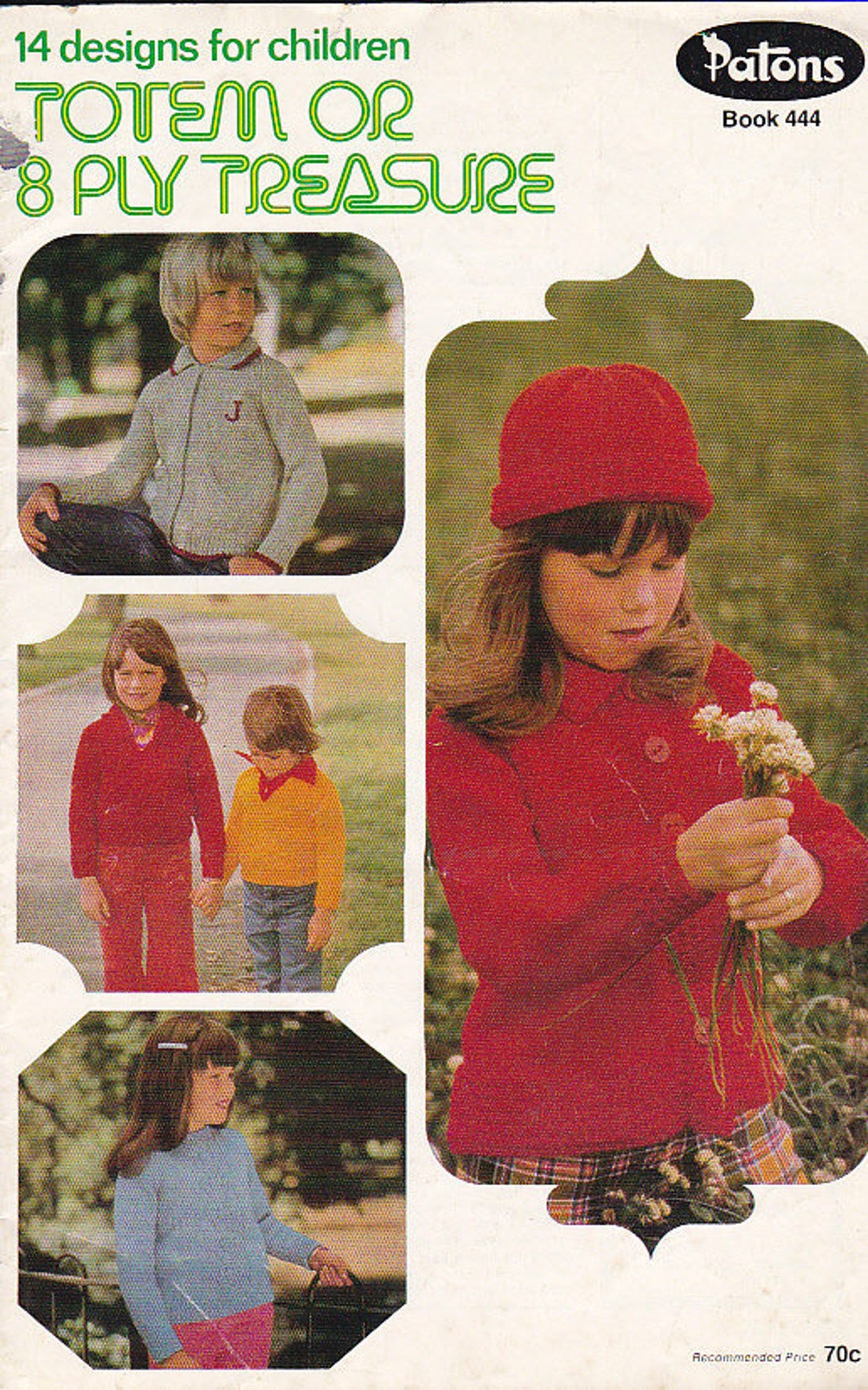 On Sale - Patons Totem Children's Knitting Pattern No 444 - Vintage ...