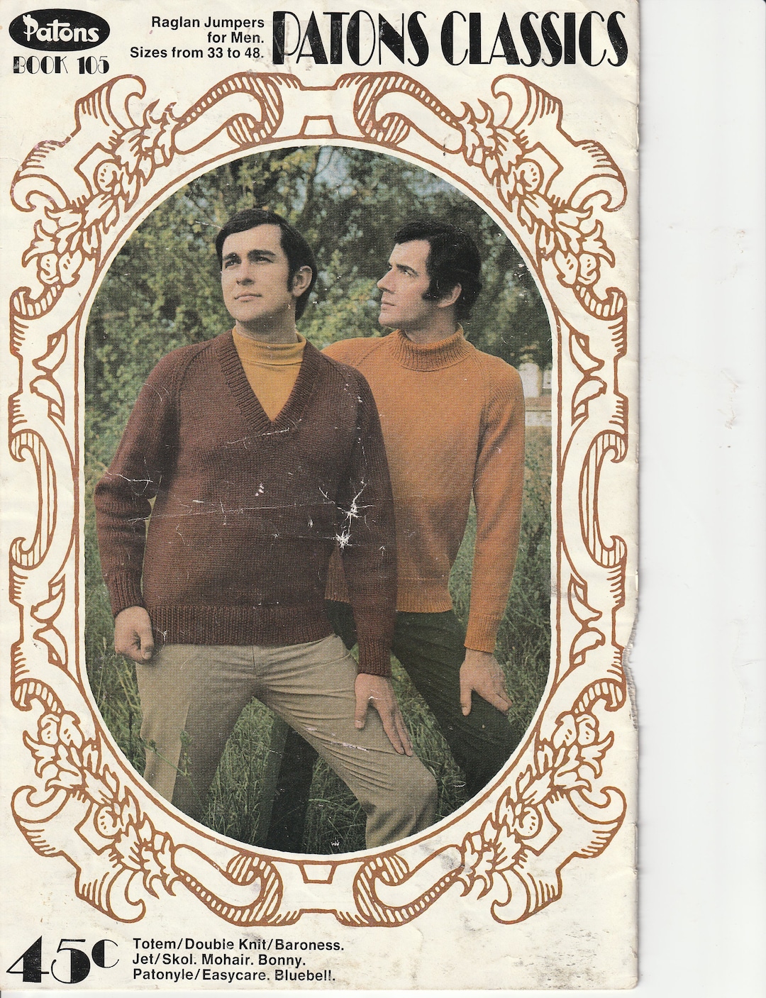 Paton's Classic Series Knitting Pattern No 105 Pullovers/jumpers ...