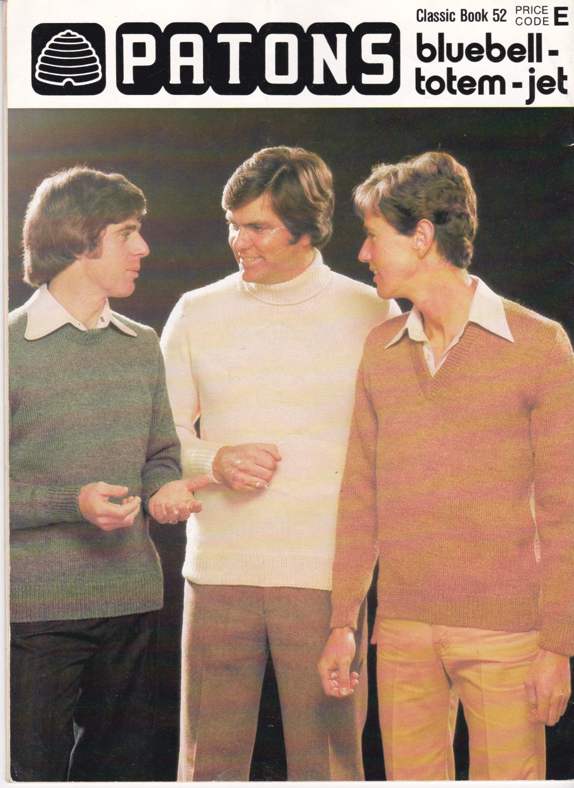 On Sale Paton's Classic Series Knitting Pattern for Men No 52 Bluebell ...