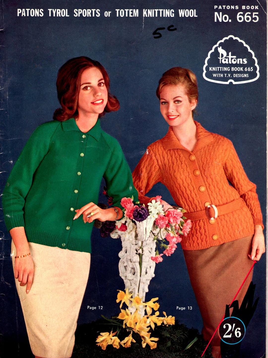 ON SALE - Paton's Knitting Pattern No 665 Fashion for Women/ladies in ...