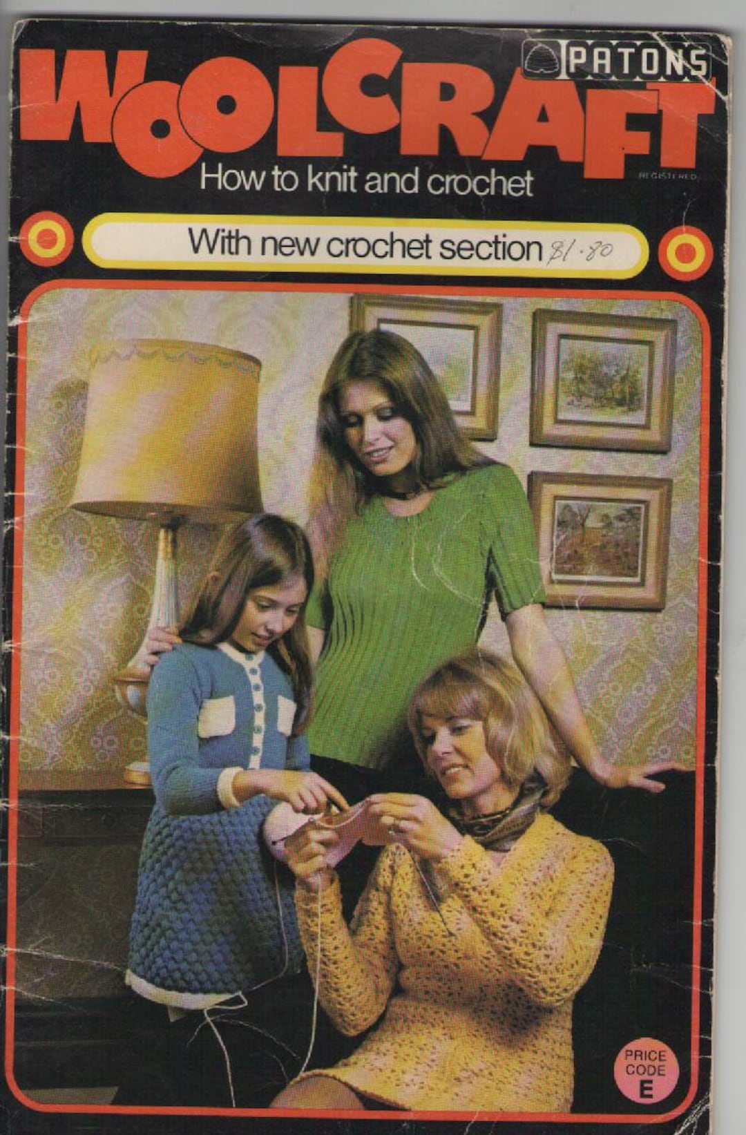 On Sale - Woolcraft Knitting, Crochet Pattern Book From Patons ...