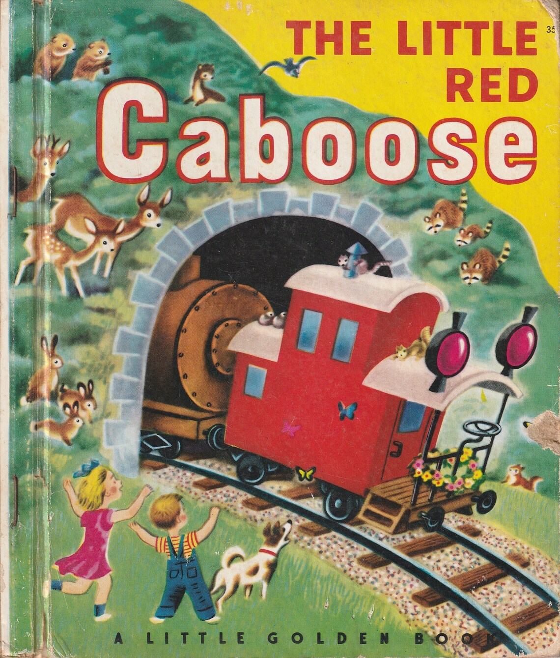 The Little Red Caboose Vintage Little Golden Book - Etsy