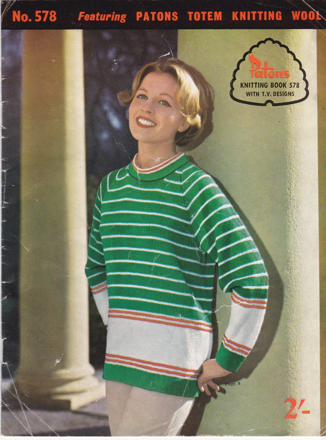 Paton's Knitting Pattern No 578 for Women/ladies in Totem Knitting Wool ...