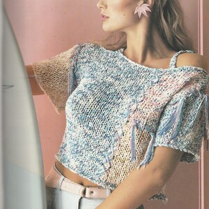 Patons Summer Sensations - Knitting Pattern No 756 for Women, Vintage ...