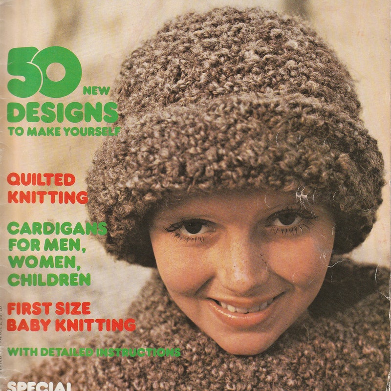 70s Knitting Patterns - Etsy