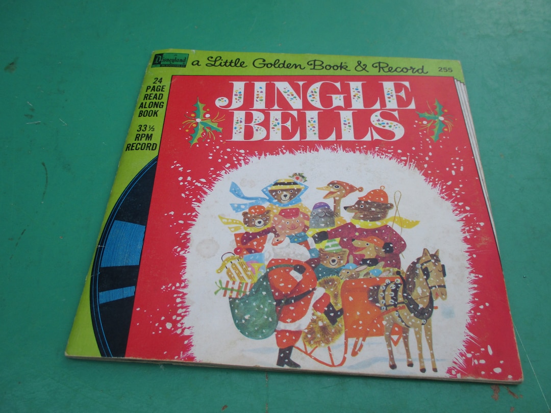 Jingle Bells Read Along Book and Record Vintage Read Along - Etsy