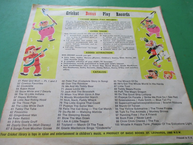 The 3 Billy Goats Gruff and the Tortoise and the Hare - Vintage Record ...