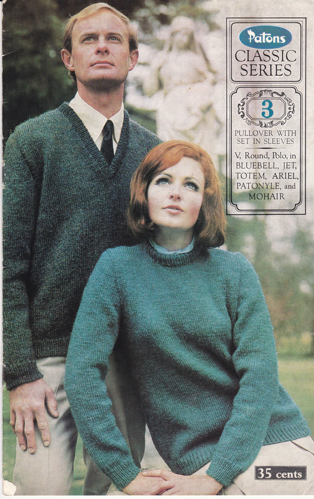 Paton's Classic Series Knitting Pattern No 3 Pullovers vintage 1960s - Etsy