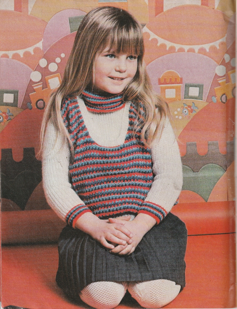 70's Knitting Pattern Baby Knitting Over 20 Super Designs - Etsy