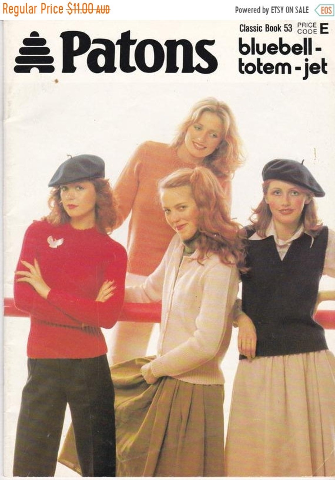 Paton's Classic Series Knitting Pattern for Women No 53 Bluebell, Totem ...