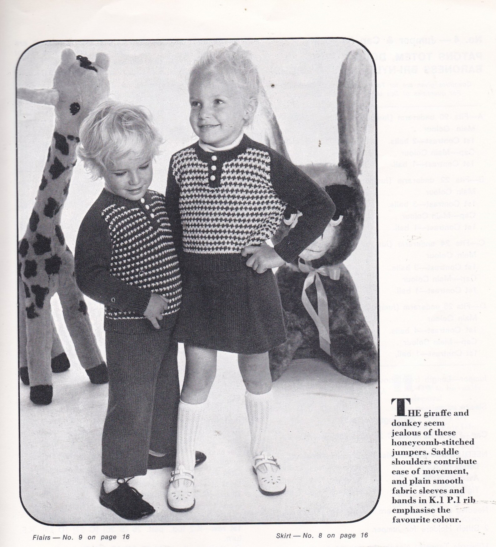 Patons Knitting Pattern No 976 in Totem A Small World in Totem Toddlers ...