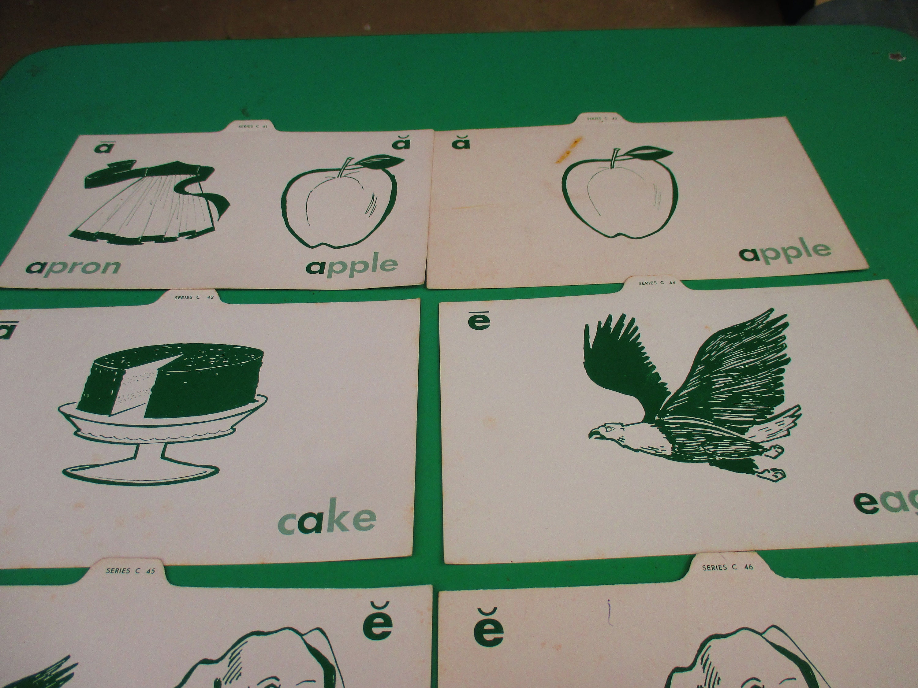 1950s Vintage Uno Phonics Game Cards Letters 10 Cards - Etsy