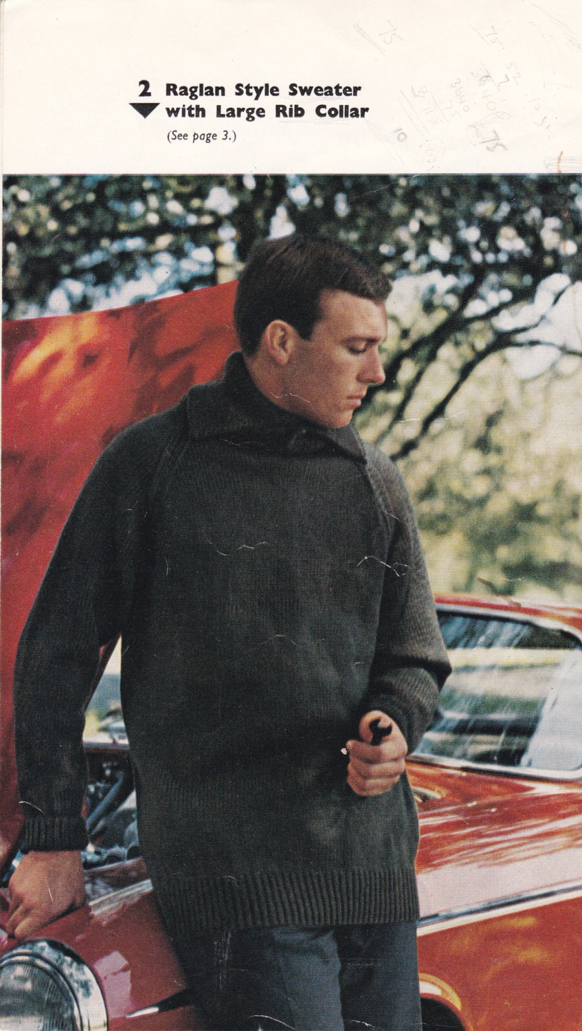 On Sale Villawool Men's Knitting Pattern Book No 100 Vintage 1960s - Etsy