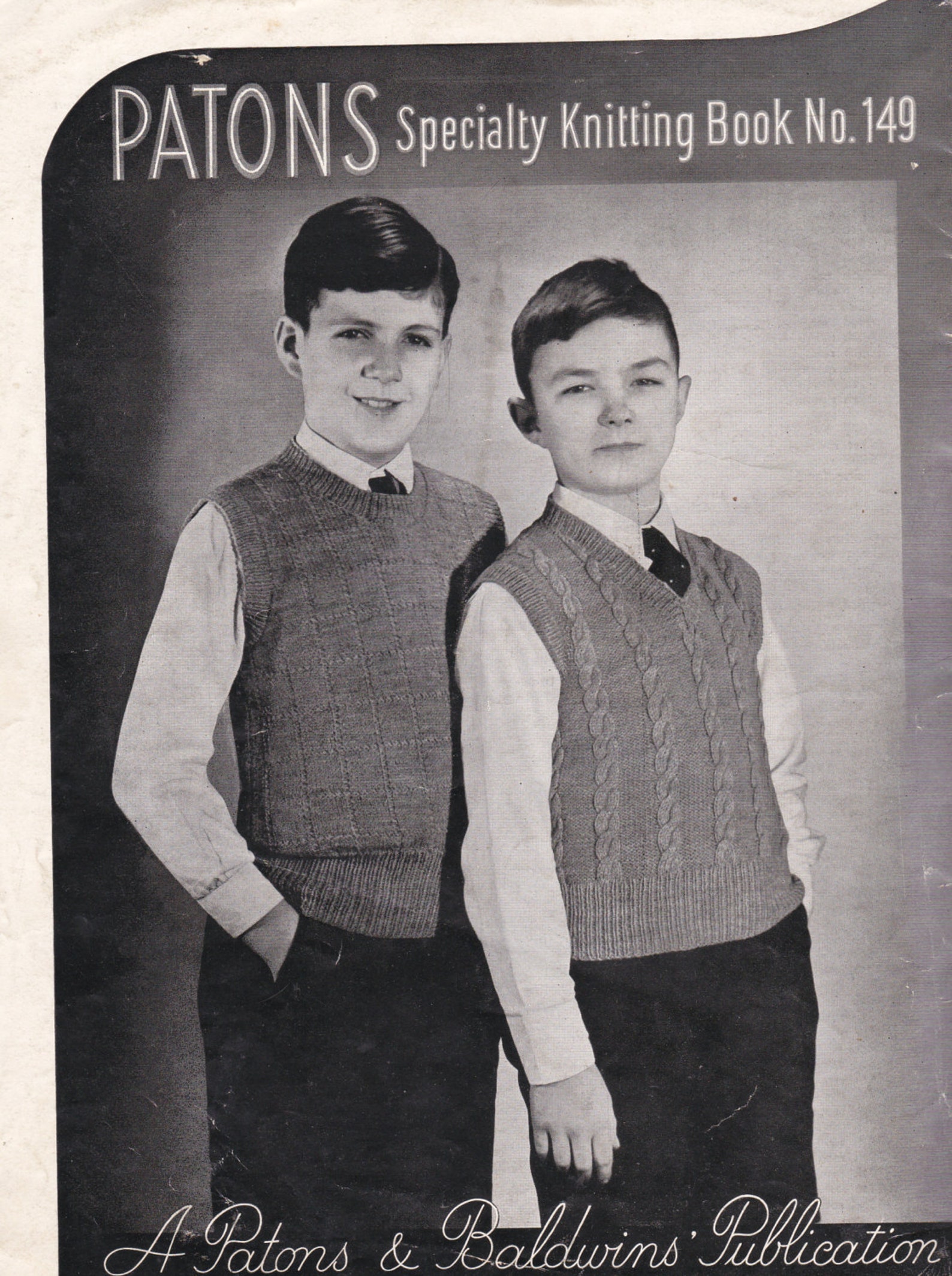 On Sale Paton's & Baldwins Knitting Pattern No 149 for Children vintage ...