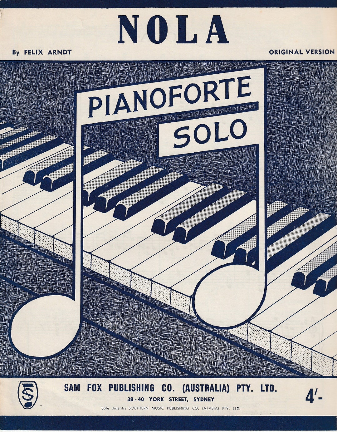 Nola Music Sheet Vintage 1950s - Etsy