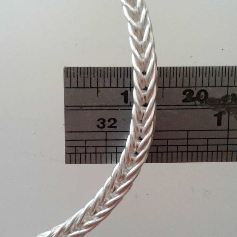 Loop in Loop Chain (sometimes Known as a "foxtail" Chain) - Etsy