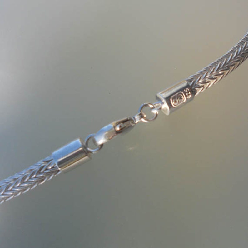 Foxtail Chain in Fine Silver - Etsy
