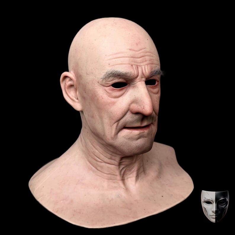 Silicone Mask | Realistic Elderly Disguise Mask Abby Ent - Etsy