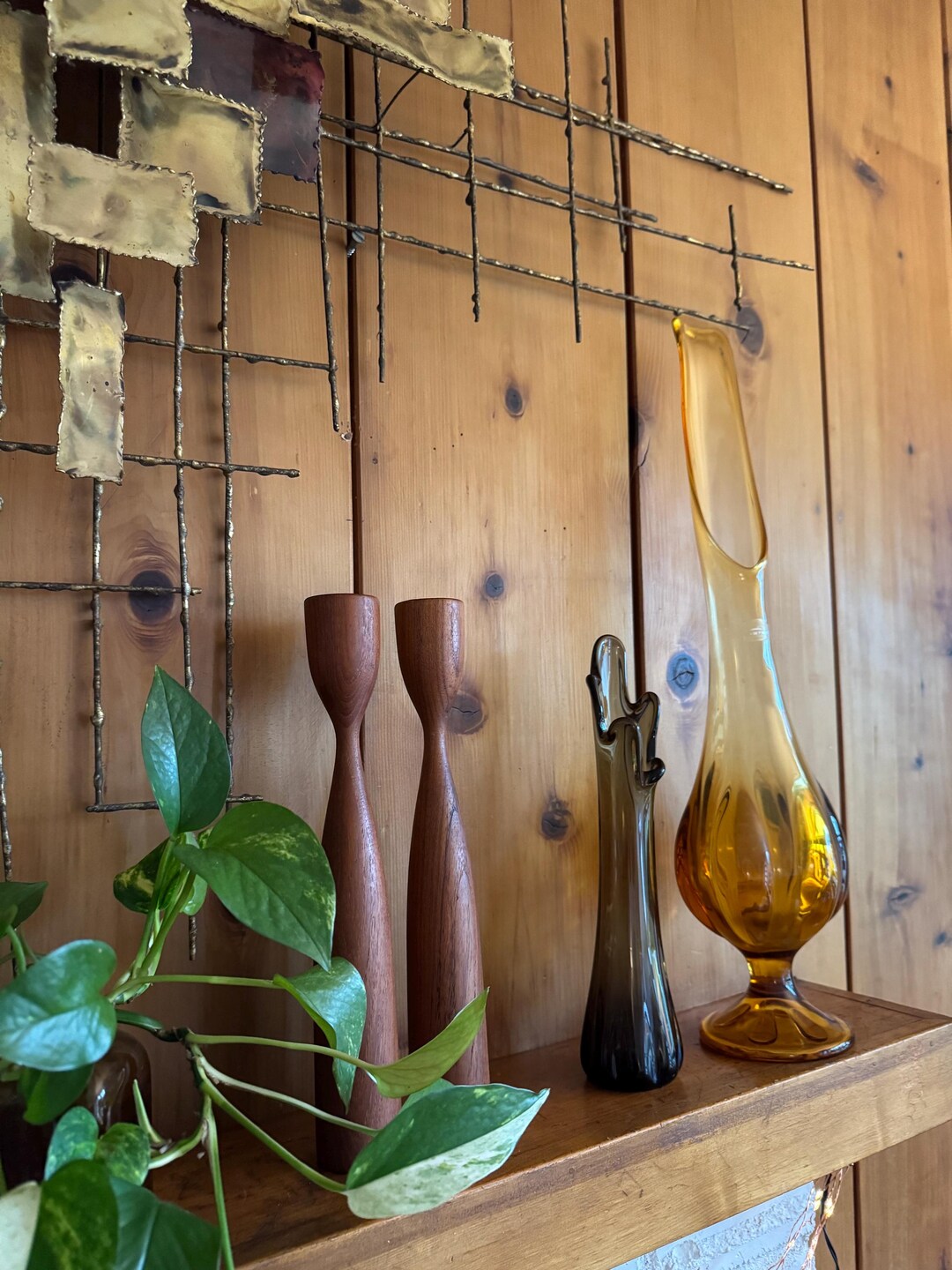 21" Viking Glass Vase - Etsy