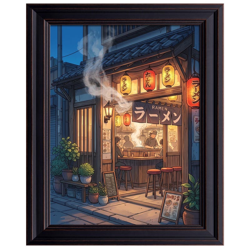 Japan Style Ramen Poster - Etsy