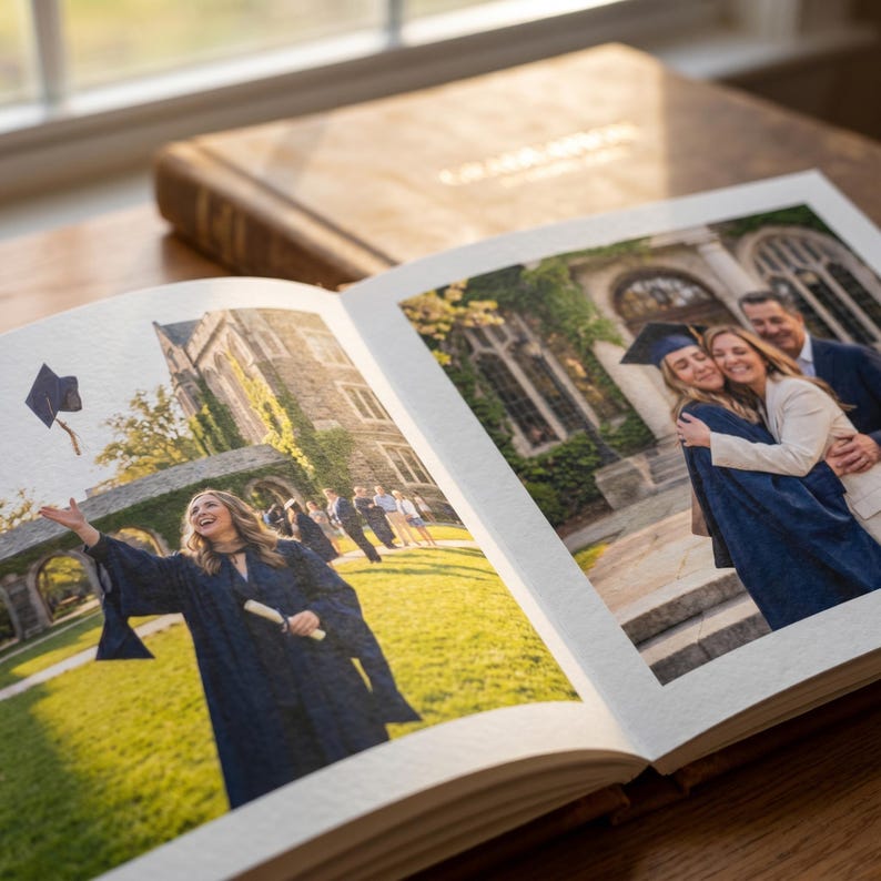Personalized Graduation Photo Book | Custom Graduate Memory Album ...