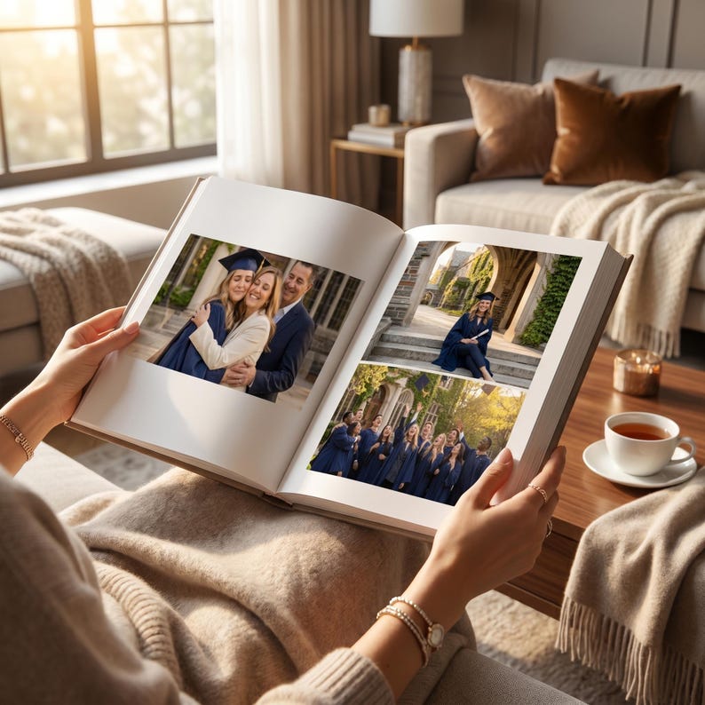 Personalized Graduation Photo Book | Custom Graduate Memory Album ...