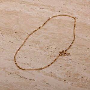 Toggle Clasp Chain Toggle Necklace Gold OT Clasp Choker - Etsy