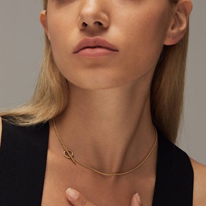 Toggle Clasp Chain Toggle Necklace Gold OT Clasp Choker - Etsy