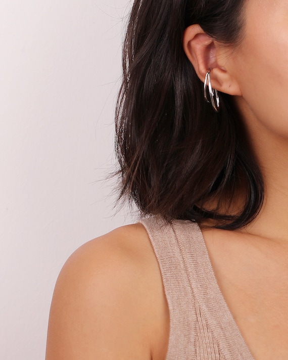 Ear Lobe Cuff Ear Cuff Earrings Cartilage Earrings Huggie - Etsy