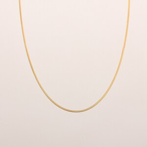 Snake Necklace Thin Chain Gold Necklace Chain Necklace Herringbone ...
