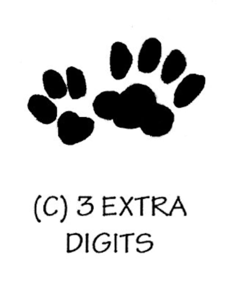 Custom Cat or Dog Paw, an UPGRADE for Custom Cat or Dog Urn - Printed ...