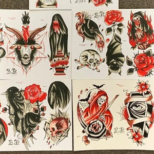 demonic hand tattoos