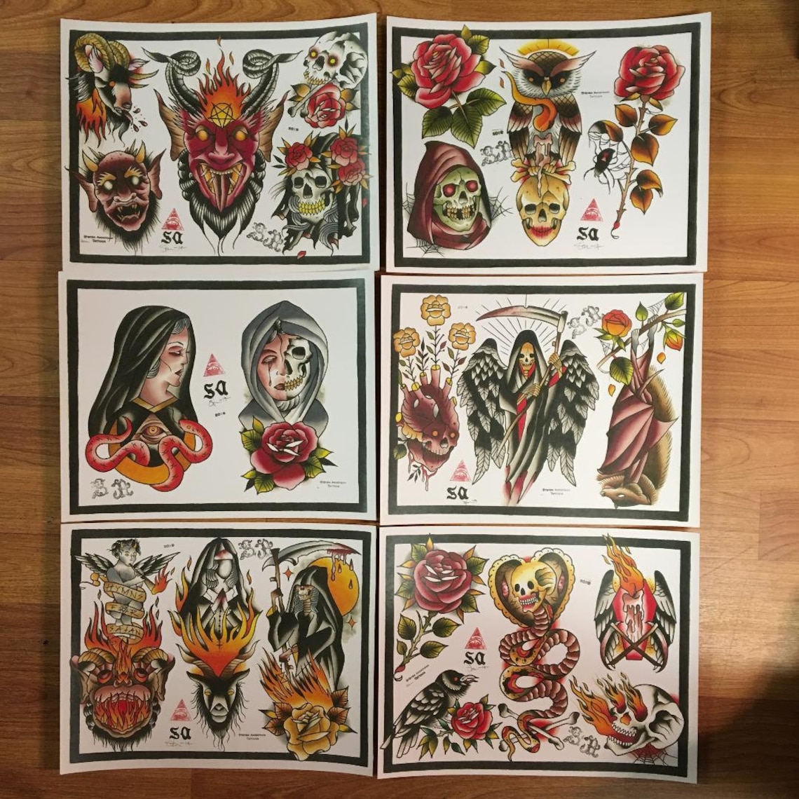 Tattoo Flash Set 2019 - Etsy
