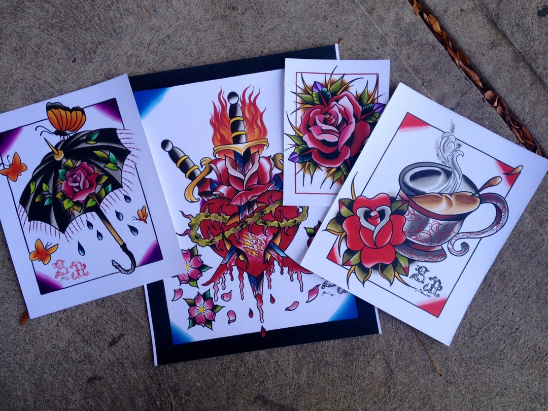 Tattoo Print Pack - Etsy