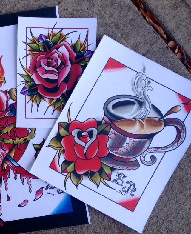 Tattoo Print Pack - Etsy