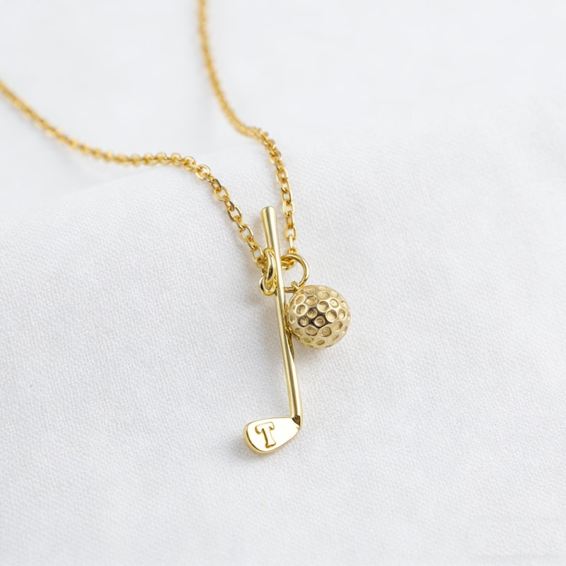 White Gold Golf Jewelry - Etsy