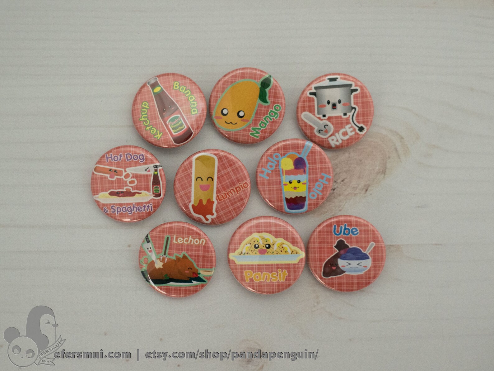 Filipino Food - Pinback Buttons (36) - Etsy