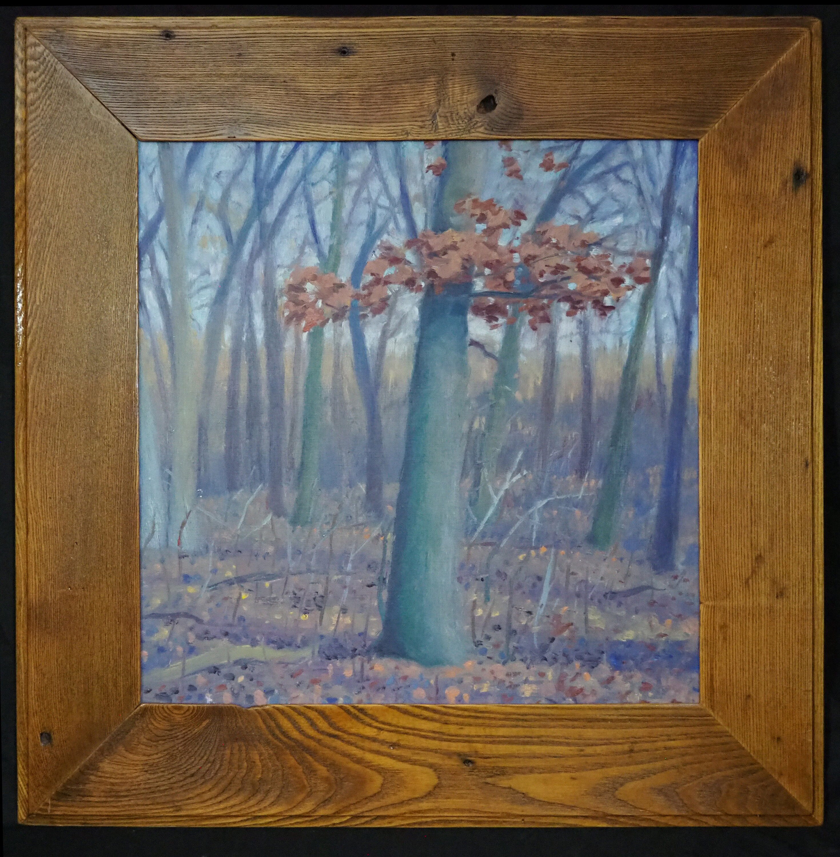 Oak Tree, Late Fall Original Painting - Etsy