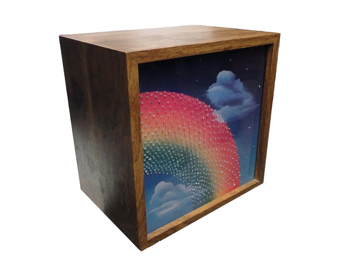 Vintage Motion Lamp - 1970 Psychedelic Rainbow Light Box - Etsy