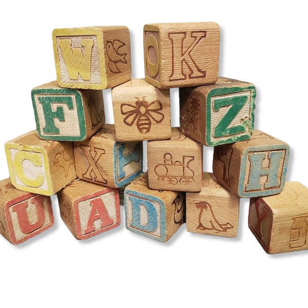 Abc Blocks - Etsy