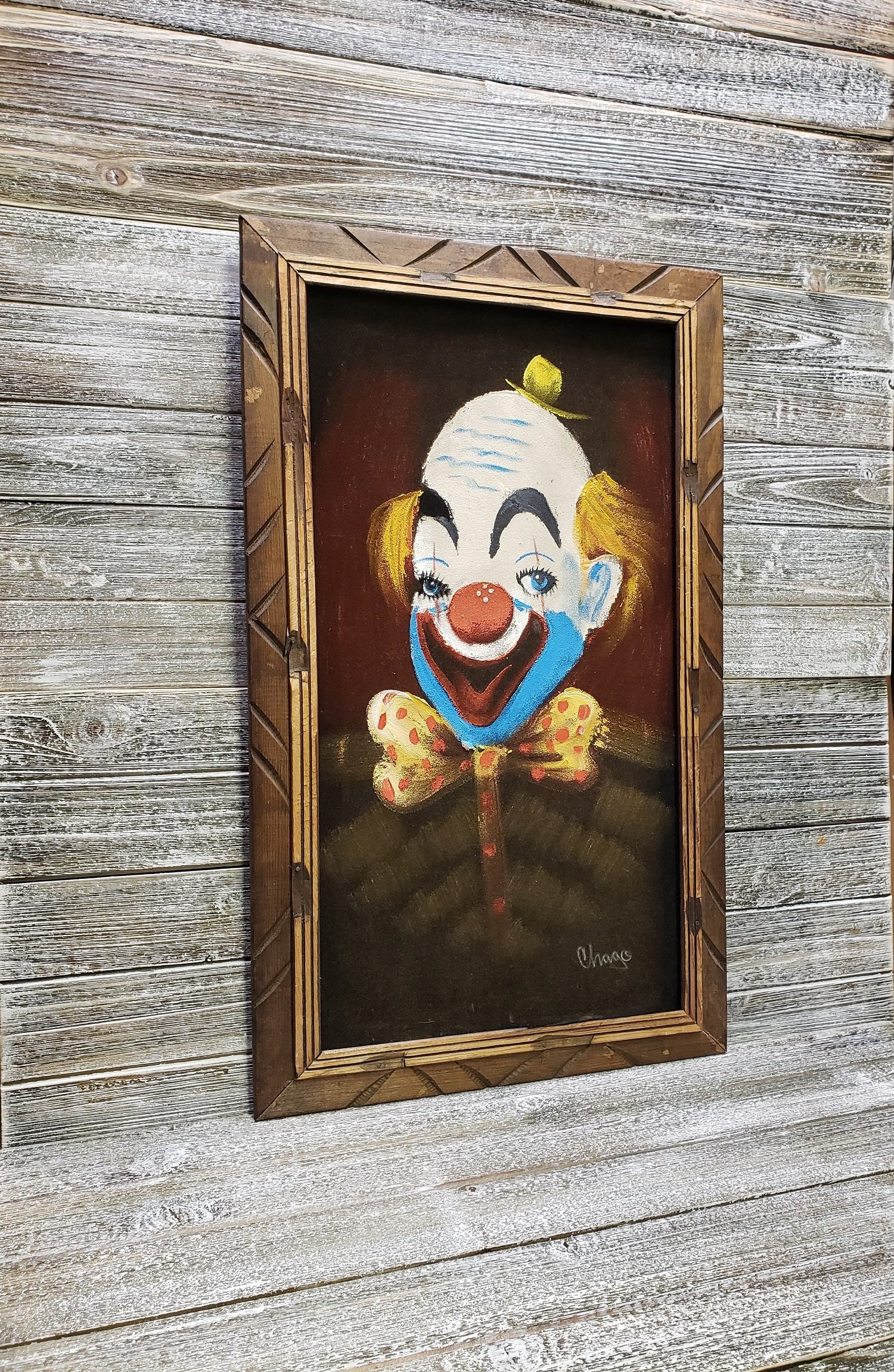 Velvet Clown Painting