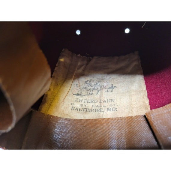 1950s Vintage Boumi Temple Fez Hat, Shriners Wool Fel… - Gem