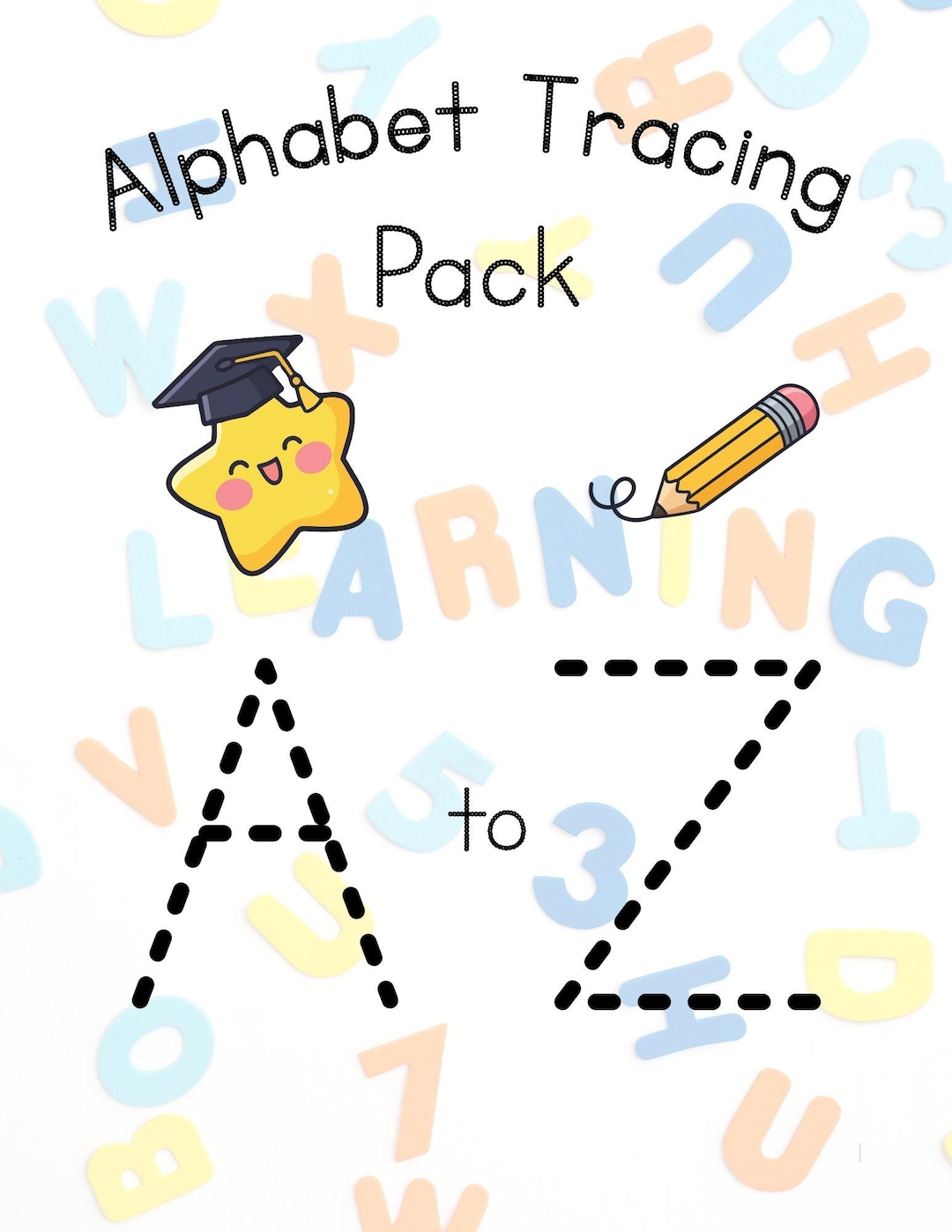 Alphabet Tracing Worksheets | Preschool Handwriting Practice | ABC ...