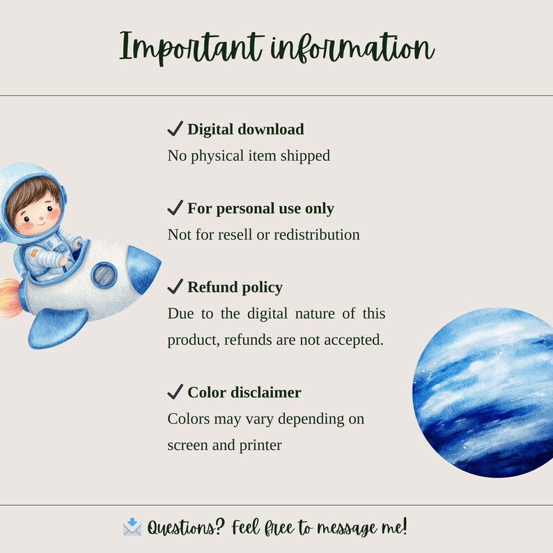 Space Reward Chart Printable for Kids, Astronaut Behavior Chart, Token ...