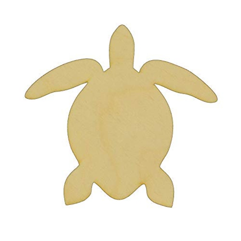 Unfinished Sea Turtle Wood Cut Out Available in a Variety of - Etsy