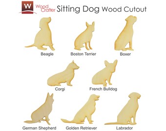 Dog Wood Cutout - Etsy