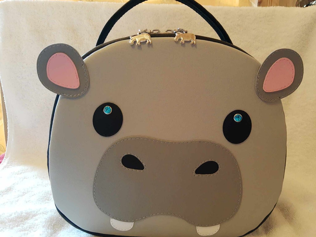 Hugo Handbag Hippo. Handmade Fun Purse! Gift, Present, Unique! - Etsy