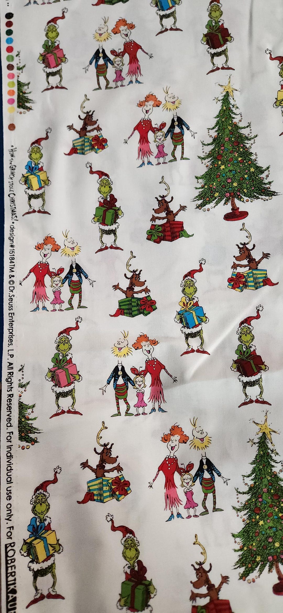 How the Grinch Stole Christmas. Design Number 15184TM 100% Quilting ...